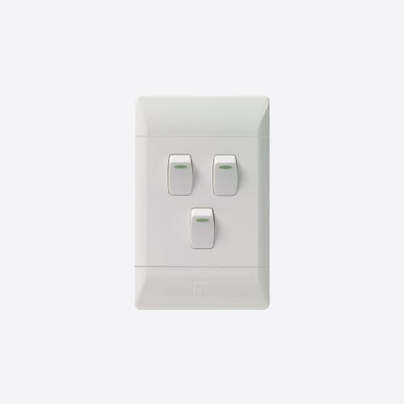 3 Lever 1 Way Switch 2x4 - K1-CN-K003 – Energy Express Online