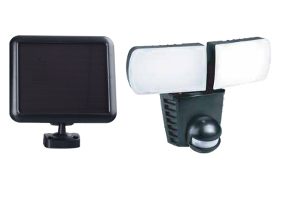 Solar Lights - Solarfirst 20W Solar Dual Head Security Flood Light ...